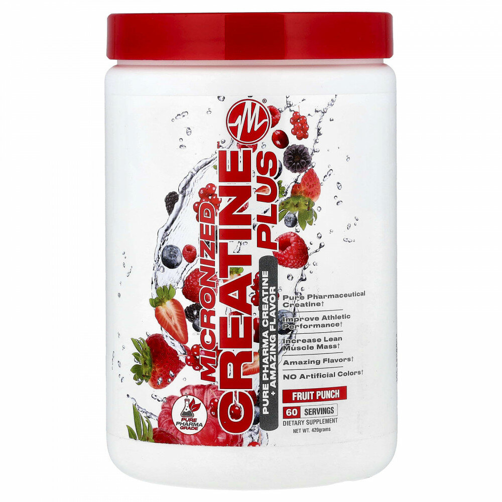 Metabolic Nutrition, Micronized Creatine Plus™, фруктовый пунш, 420 г