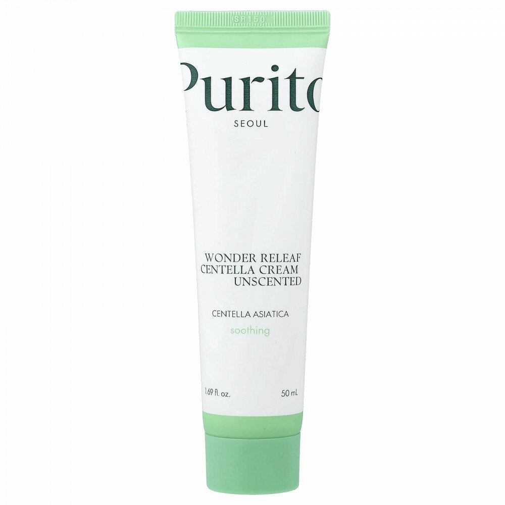Purito, Wonder Releaf, крем с центеллой, без запаха, 50 мл (1,69 жидк. унц.)