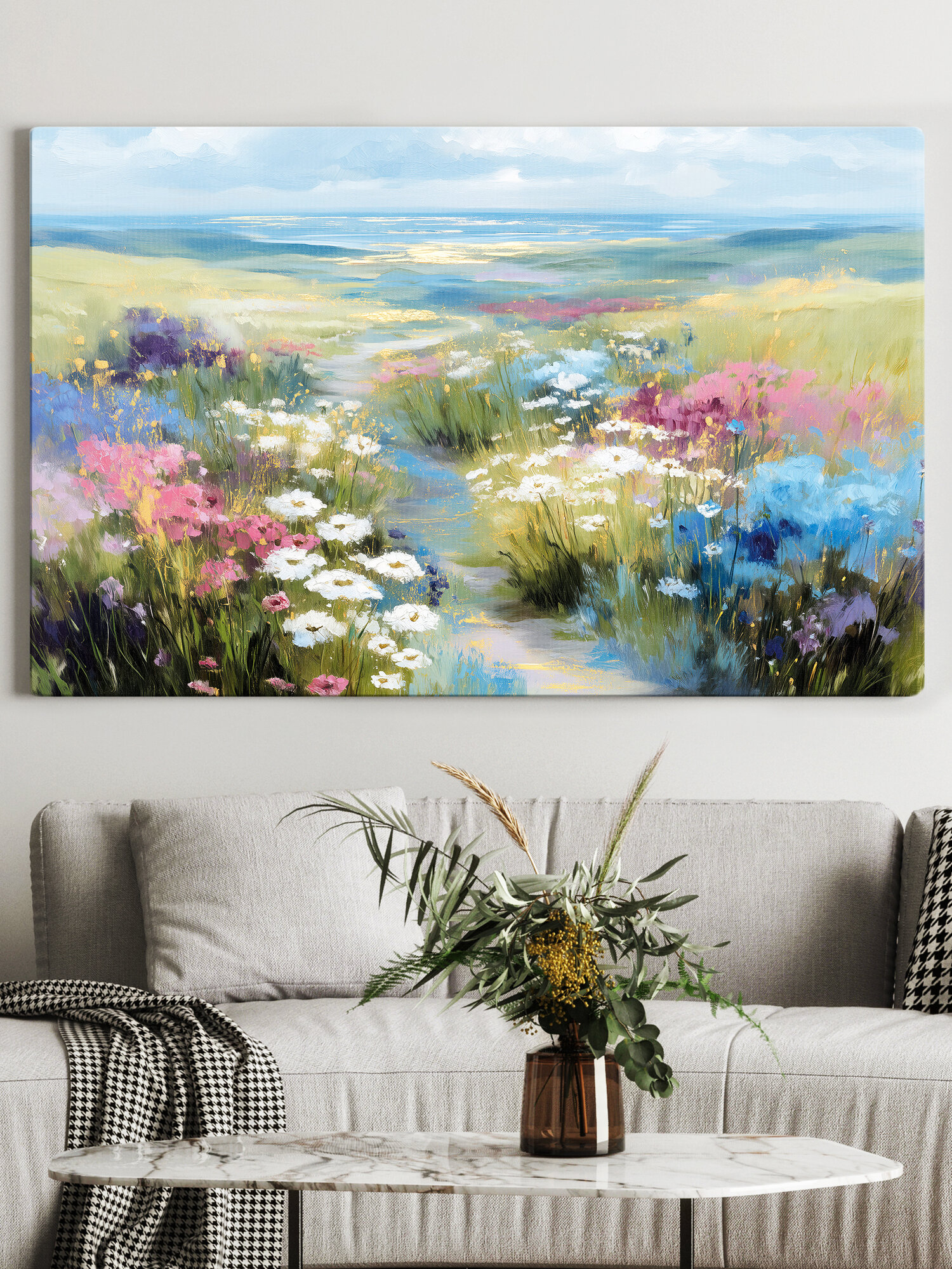 Картина интерьерная Postermarket "Пейзаж" на холсте, 70x110 см