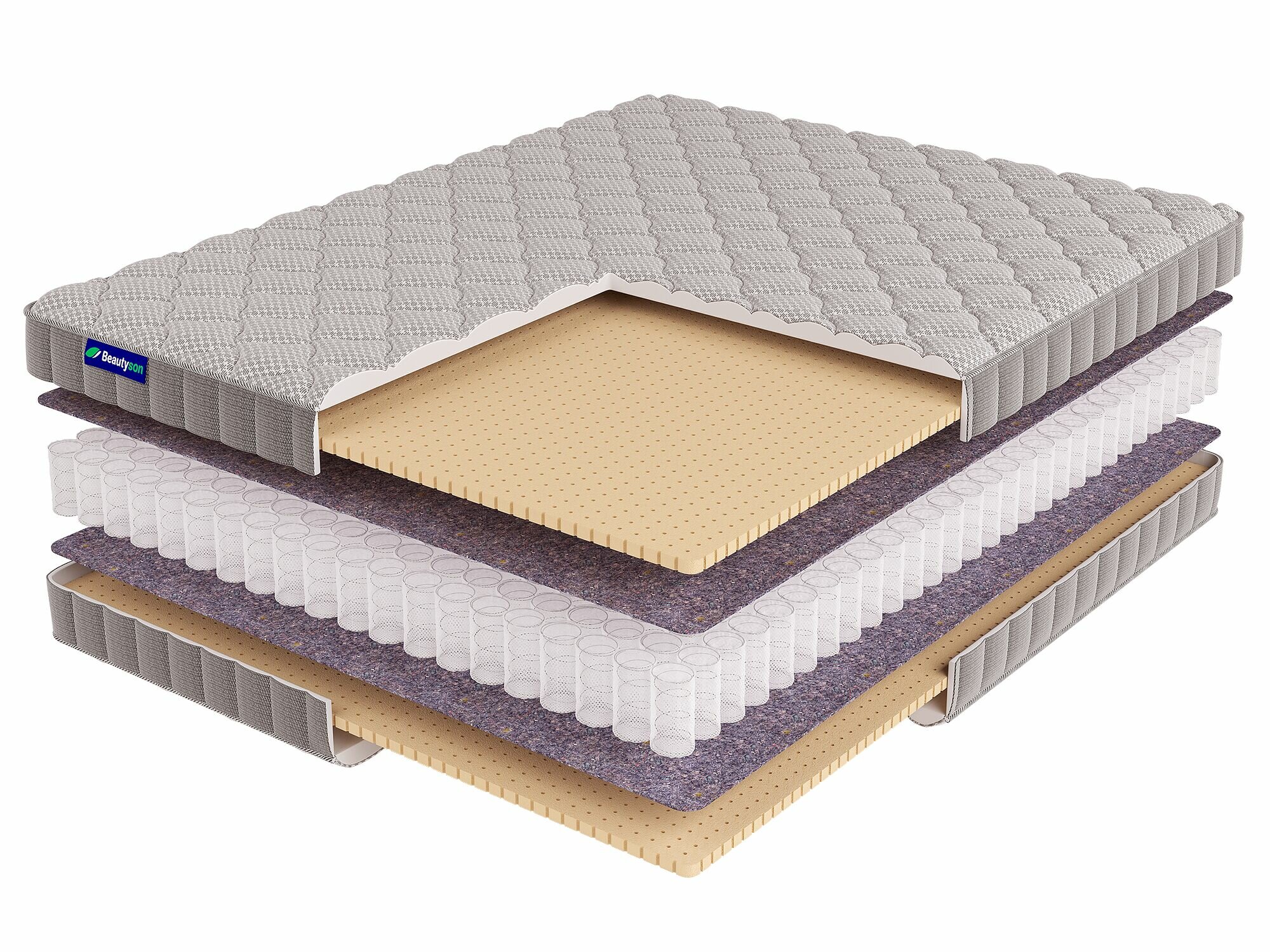 Матрас Beautyson Roll Spring Latex S600 120х195, высота 18 см
