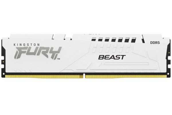 Оперативная память Kingston FURY Beast White AMD [KF556C36BWE-16] 16 ГБ [DDR5, 16 ГБx1 шт, 5600 МГц,