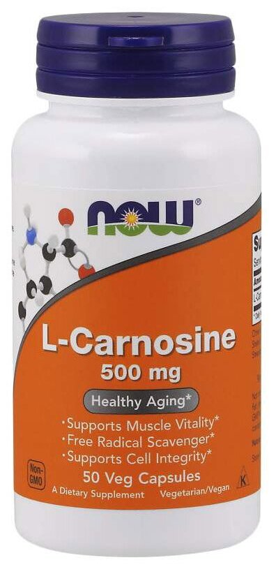 NOW L-Carnosine 500 mg 50 vcaps