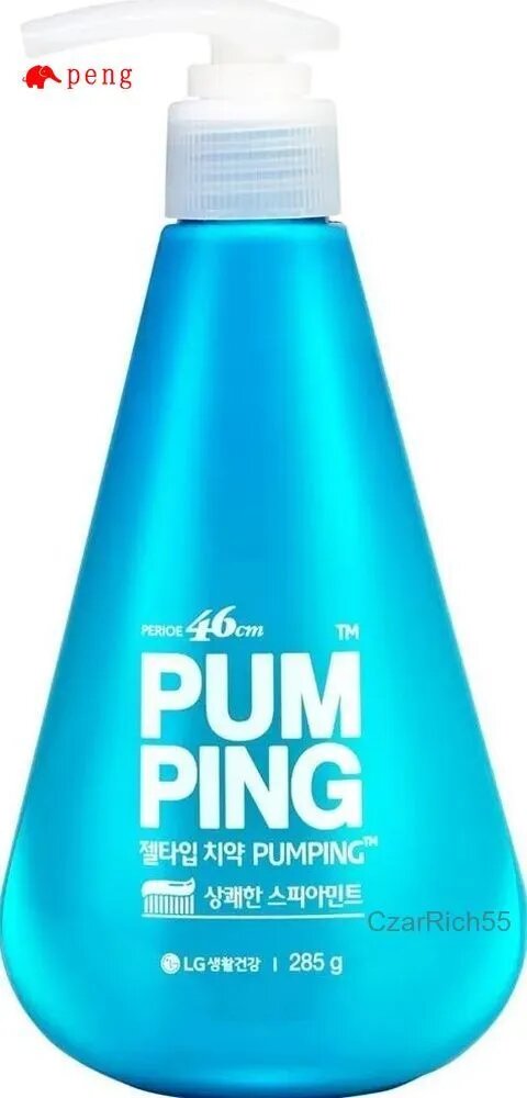 Зубная паста Perioe Pumping Original Toothpaste с ментолом для всей семьи 285 мл — фото 1