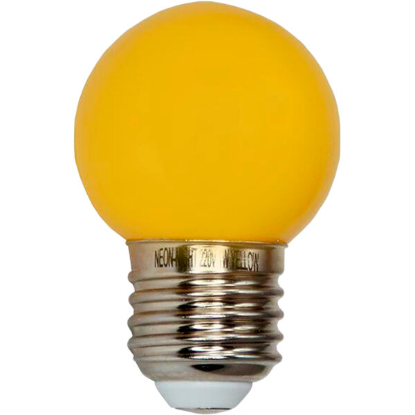Лампа NEON-NIGHT BL шар Е27 5*LED d45мм желтая (405-111) 5шт.