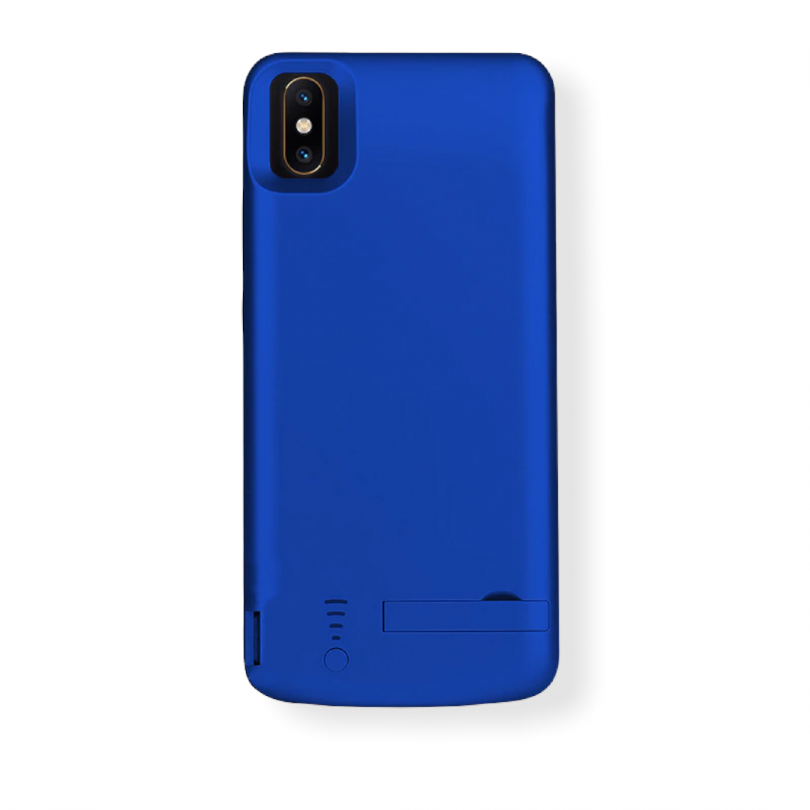 Чехол-бампер MyPads с батареей 6800mAh для Xiaomi Mi 8, синий, усиленный корпус