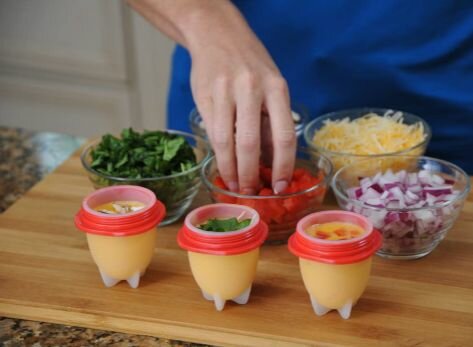 Силиконовые формы для варки яиц пашот Пашотница