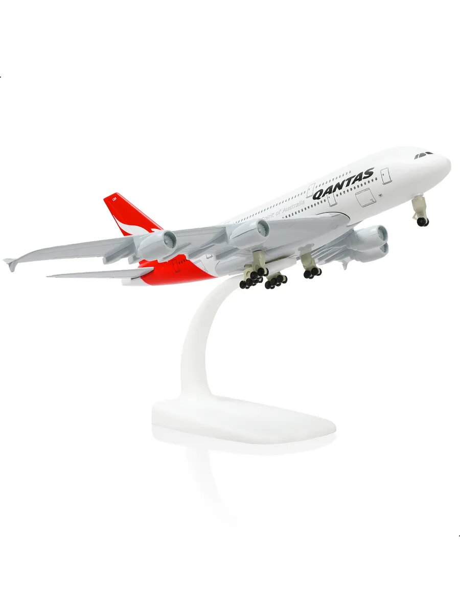 Модель Airbus A380 Qantas 20 см дие-каст