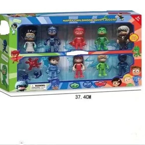 PJ Masks Фигурки героев и аксессуары 12 шт ABS пластик для детей 3+