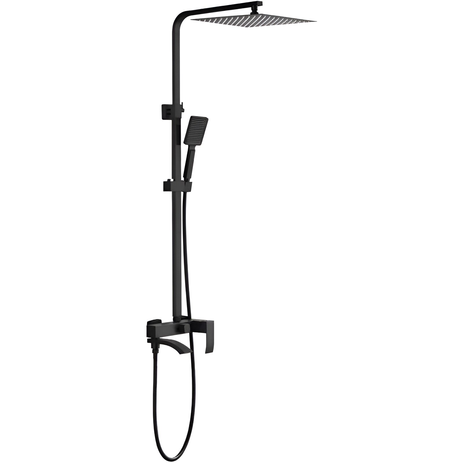 Душевая система Frap H803-16 F2AA48HO03SC-1OJ6, нержавеющая сталь, черный