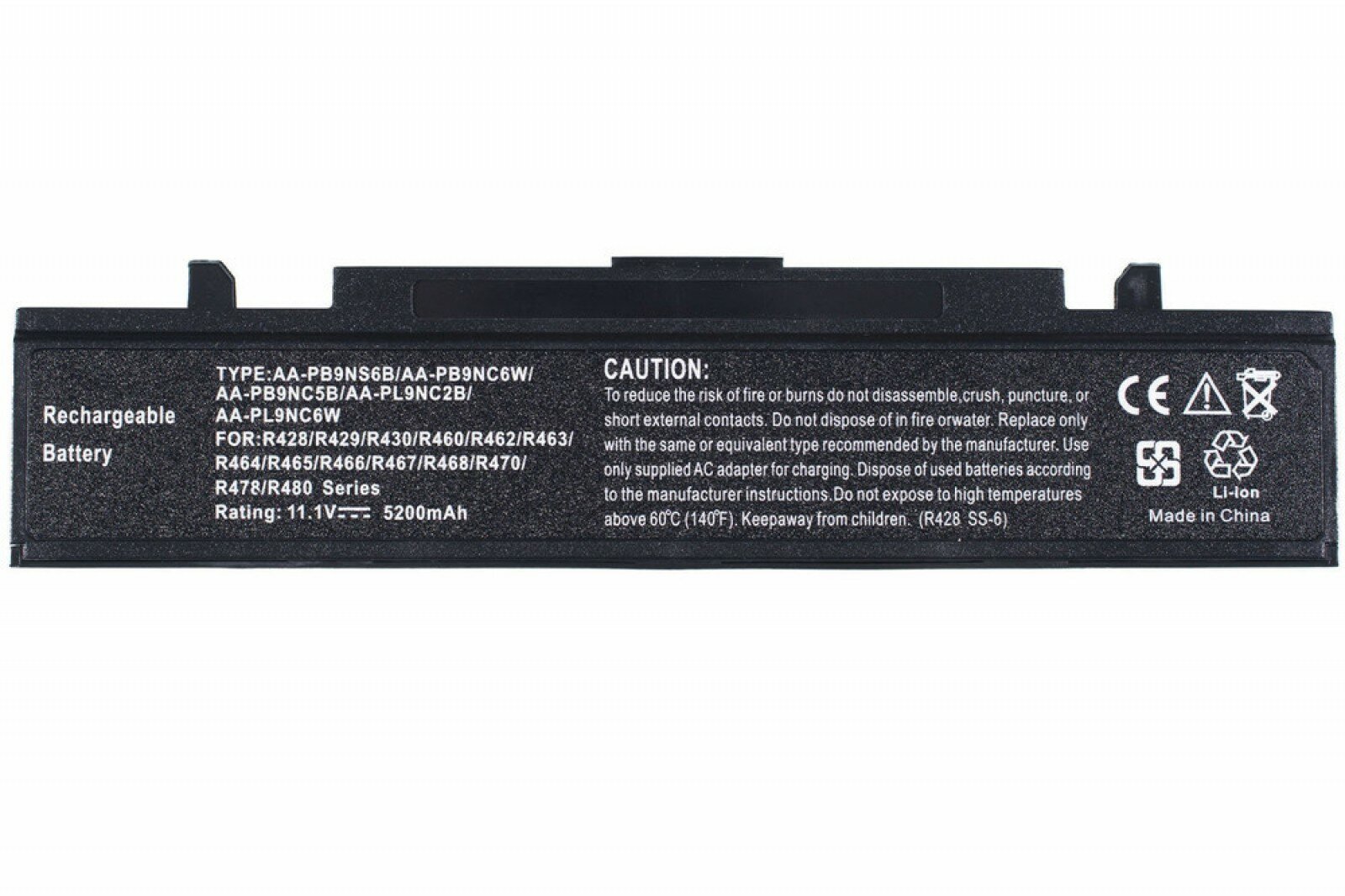 Аккумулятор MyPads AA-PB9NC6B для ноутбуков Samsung NP355V5C, R540, R530, NP300E5A 10.8 В 4400 мАч