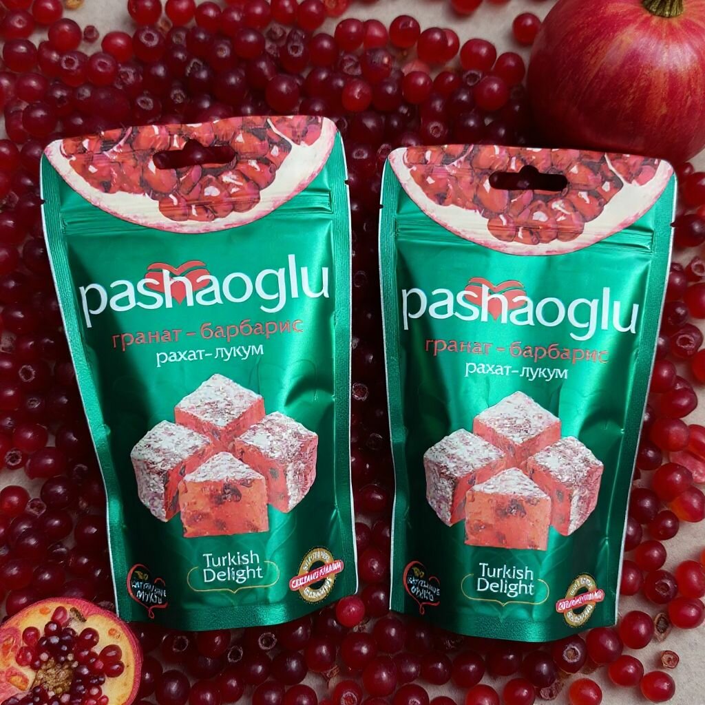 Комплект Рахат-Лукум гранат-барбарис 2шт по 150г