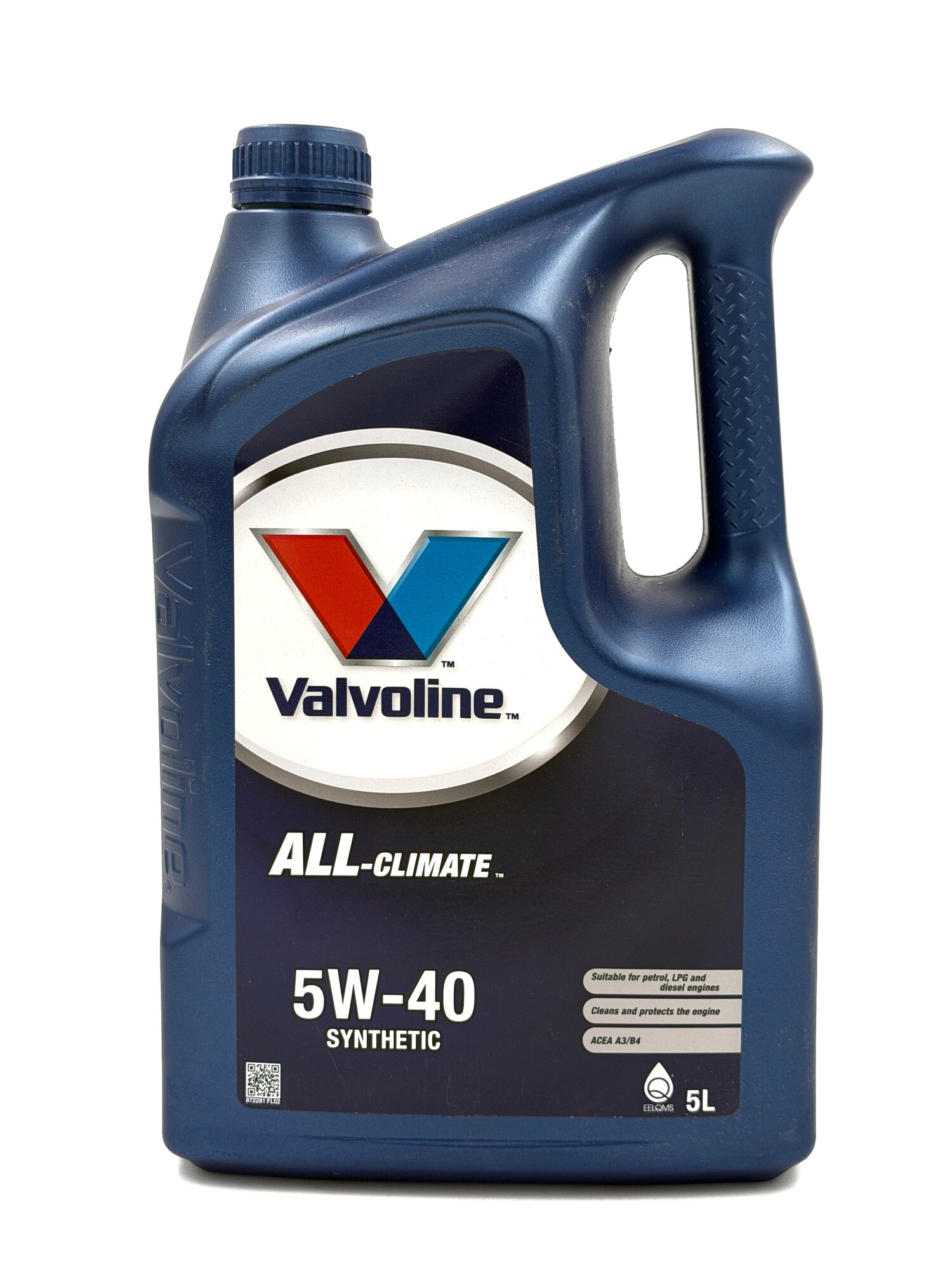 Масло моторное Valvoline All-Climate 5W-40, 5 литров, синтетическое