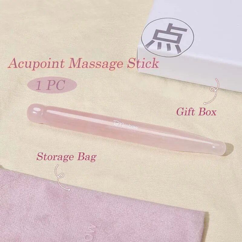 Брадужный натуральный камень, нефритовый циферблат для акупунктурных точек, массажер-карандаш Гуа Ша, лифтинг-ручка-меридиан, подошва для ног, уход за глазами, массажный инструмент