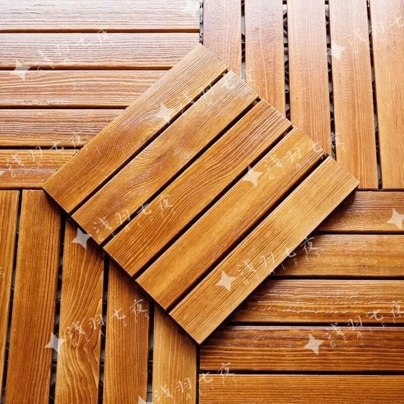 Антикоррозийный карбонизированный деревянный пол для сада, крытый и открытый сосновый пол