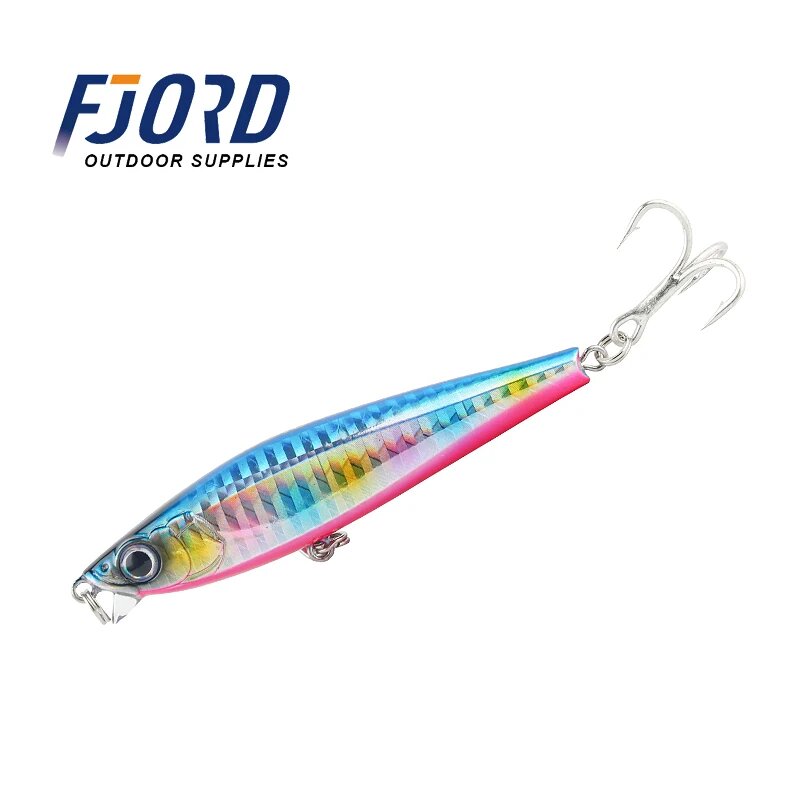FJORD блесна Glitter Sinking Minnow, Color 1
