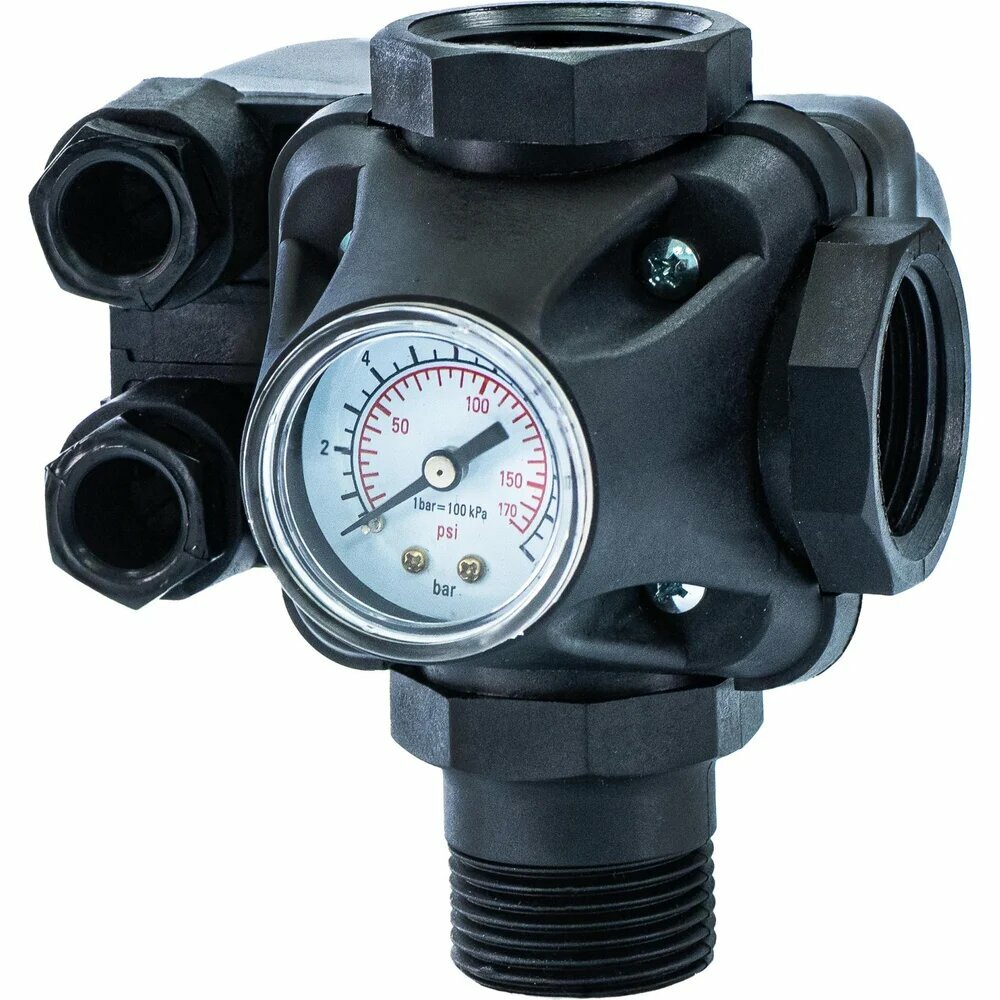 Реле давления с манометром "Vodotok" РС-9 (с кабелем), защита IP 55