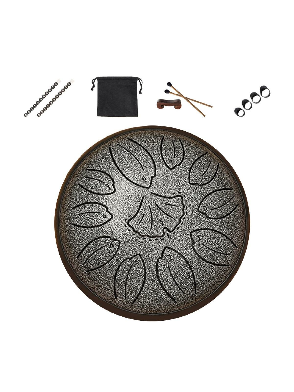 Барабан со стальным язычком, ручной барабан, ударные инструменты для музыкального образования