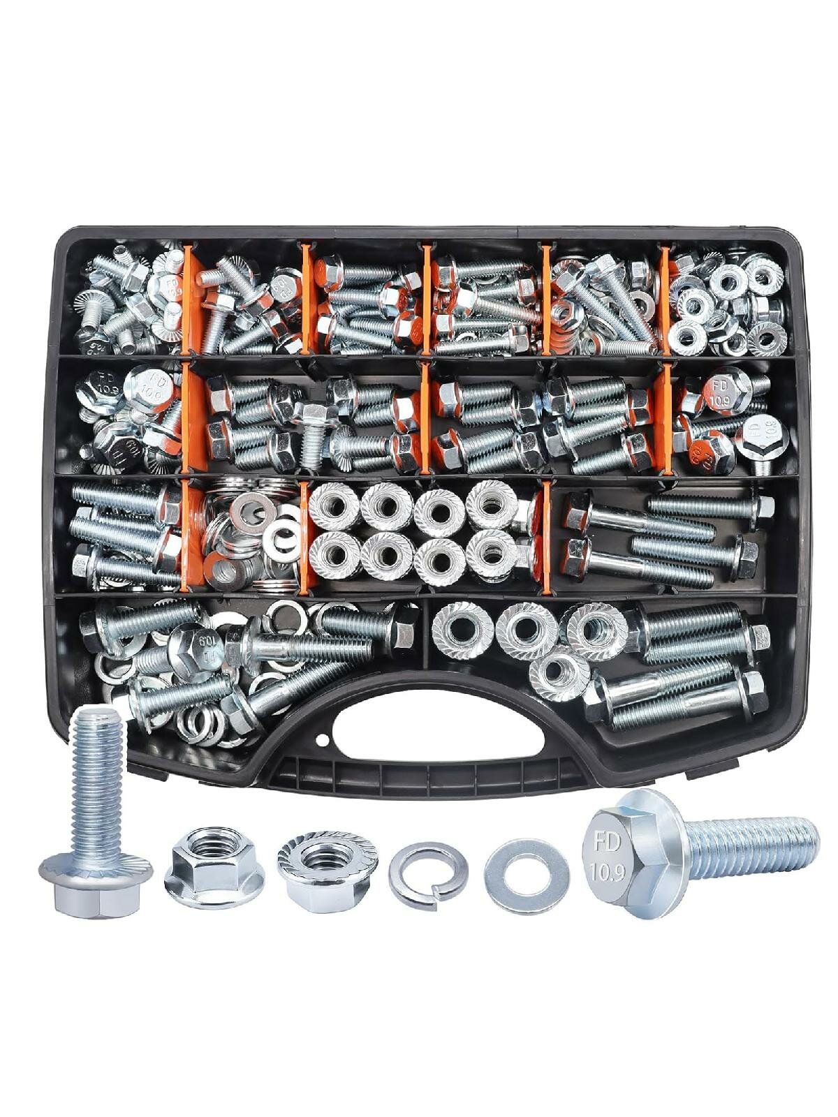 Фланцевый болт гайка шайба Фланцевые крепежи тяжелого типа для быстрого и легкого крепления