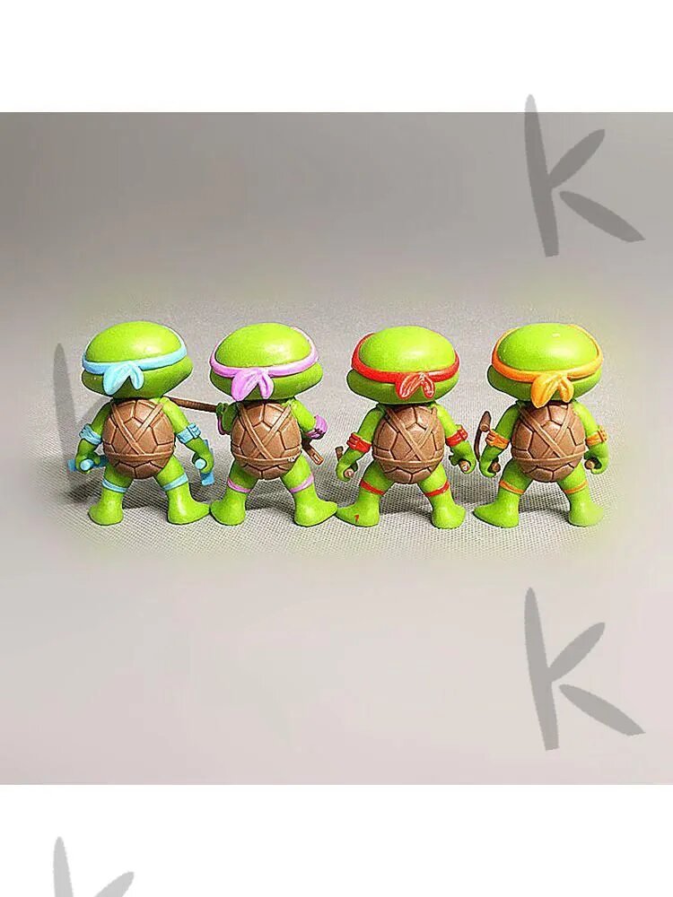 Фигурка Черепашки Ниндзя 7см PVC Фигурка Игрушка Коллекционная Фигурка Подарок Для Мальчиков — фото 1