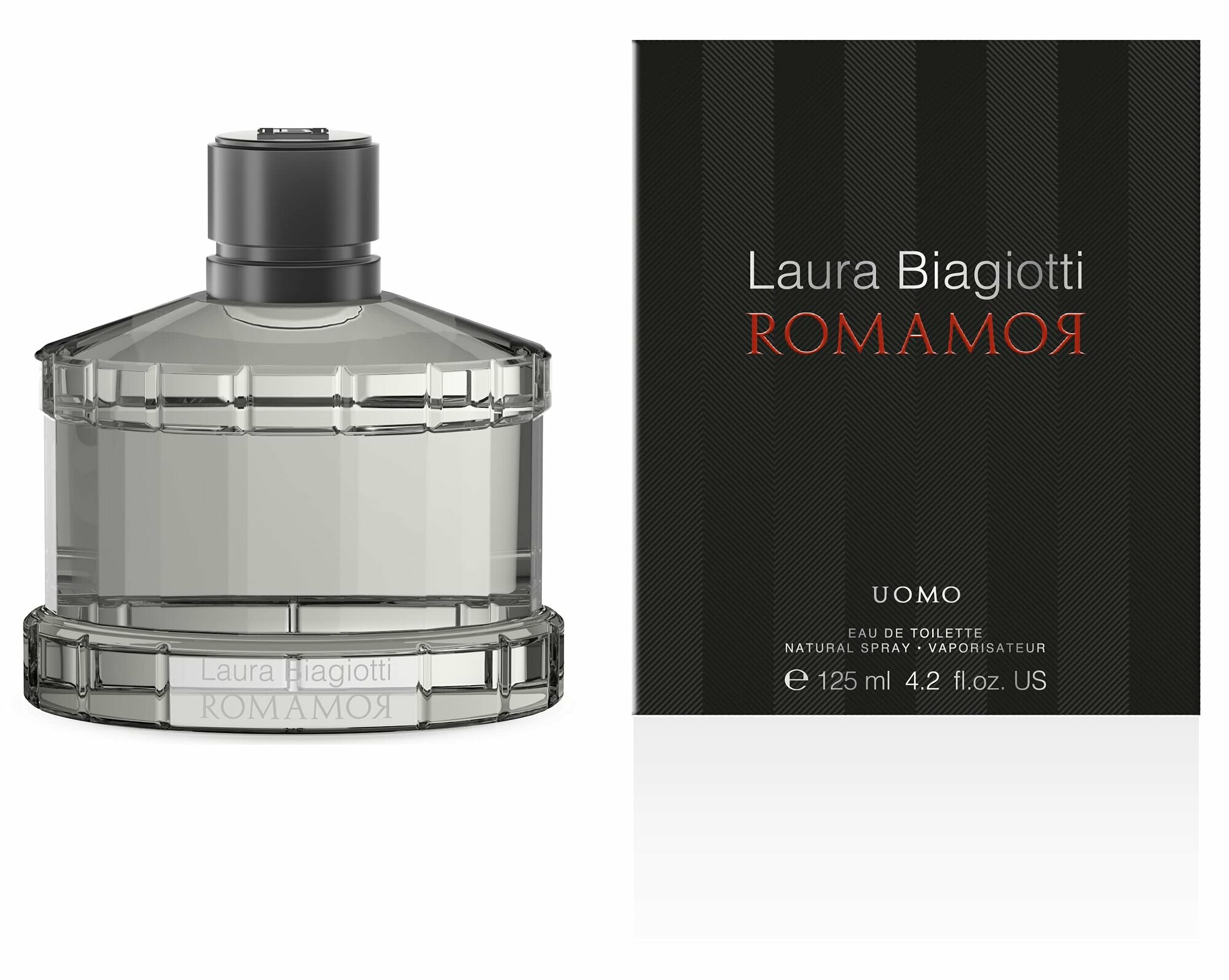 Туалетная вода Laura Biagiotti "Romamor Uomo" , для мужчин, восточный пряный аромат, 125 мл