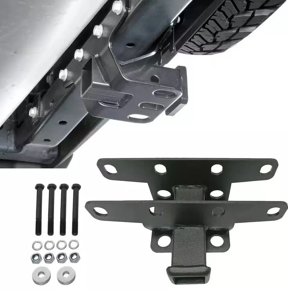 Крюк заднего прицепа Jeep Wrangler JL с квадратной горловиной для буксировки прицепа