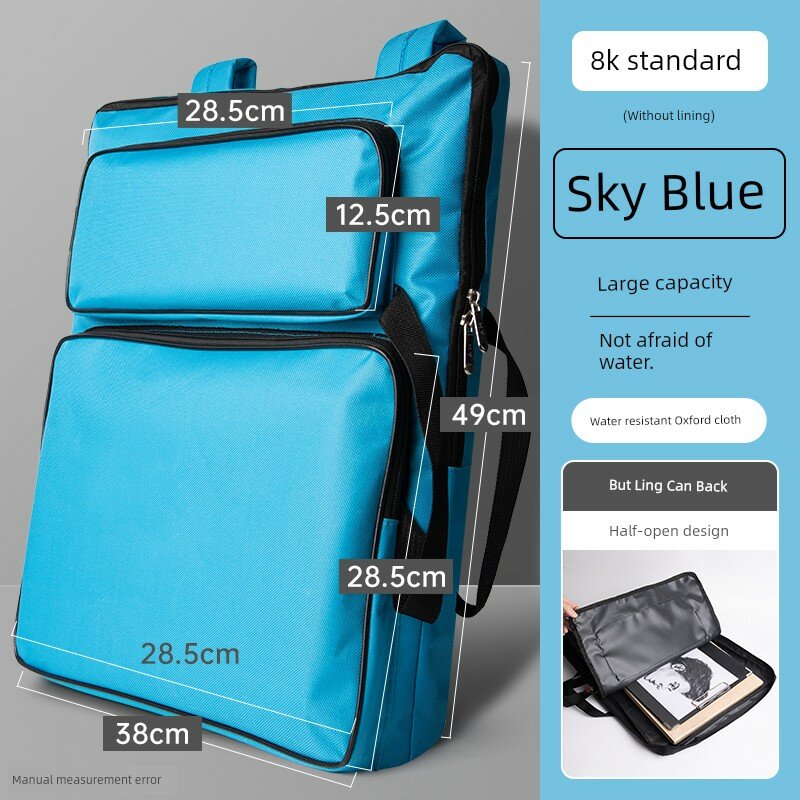 Сумка для рисования 8K, портфель для скетчинга формата А3, художественная сумка, рюкзак для детского сада, рюкзак для