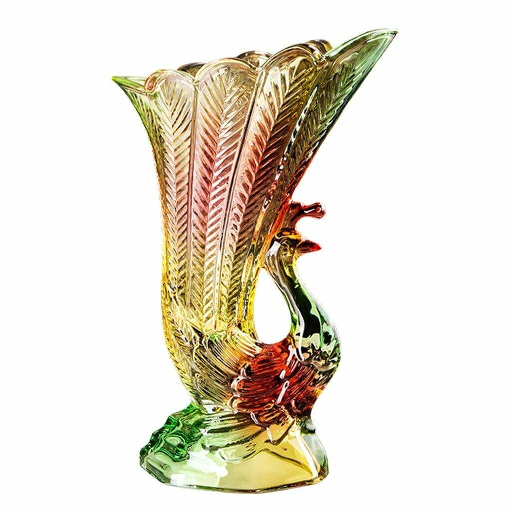 Хрустальные вазы ручной работы, Глазурованный цвет