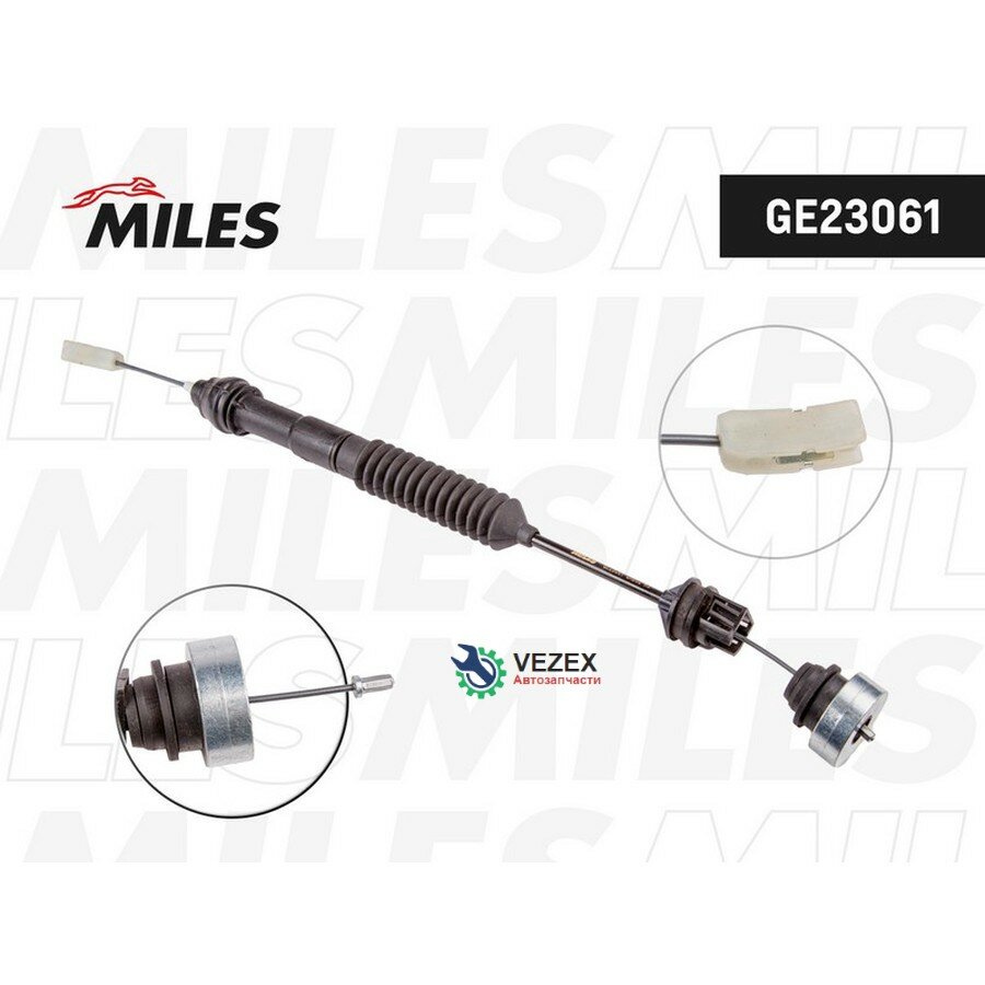 MILES GE23061 Трос управления сцеплением CITROEN BERLINGO I/PEUGEOT PARTNER I 96- (с авт. регул.) GE23061