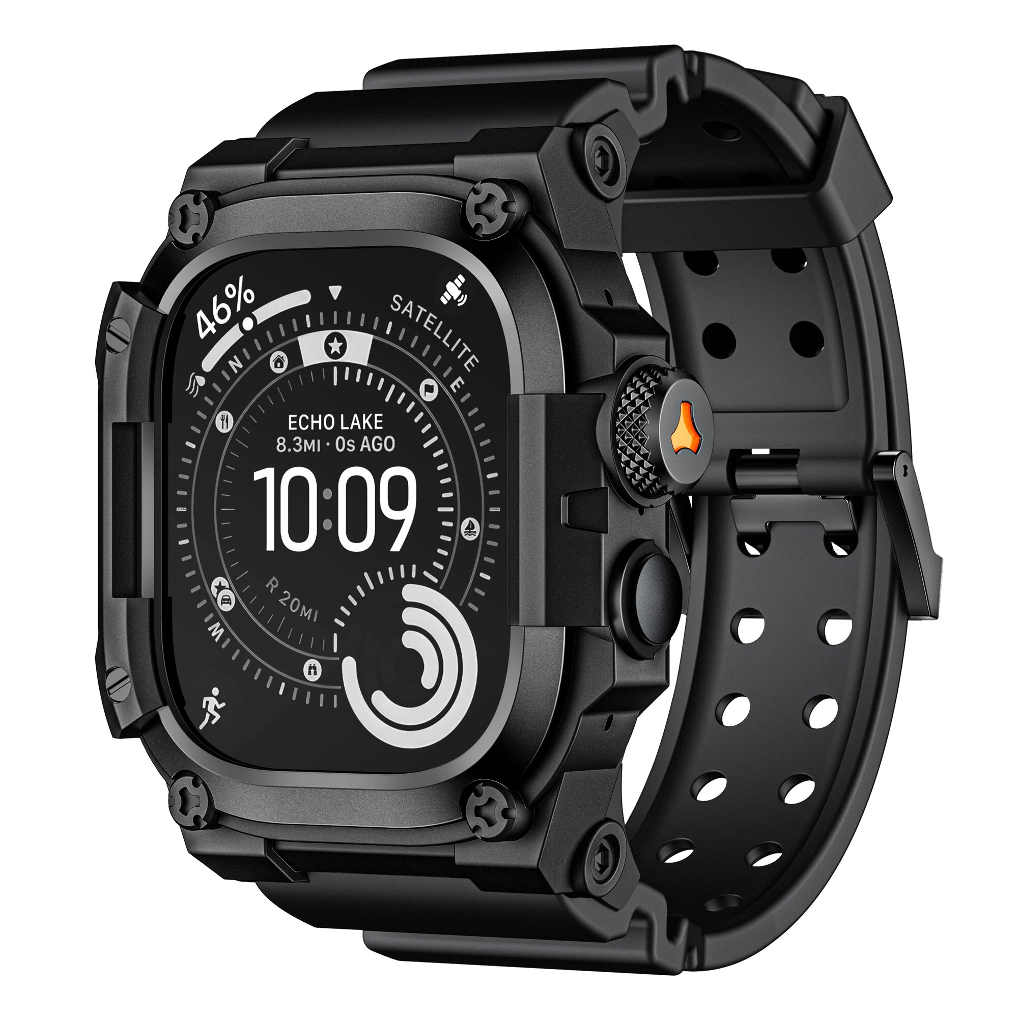 Корпус для Apple Watch Ultra 49mm Black Black