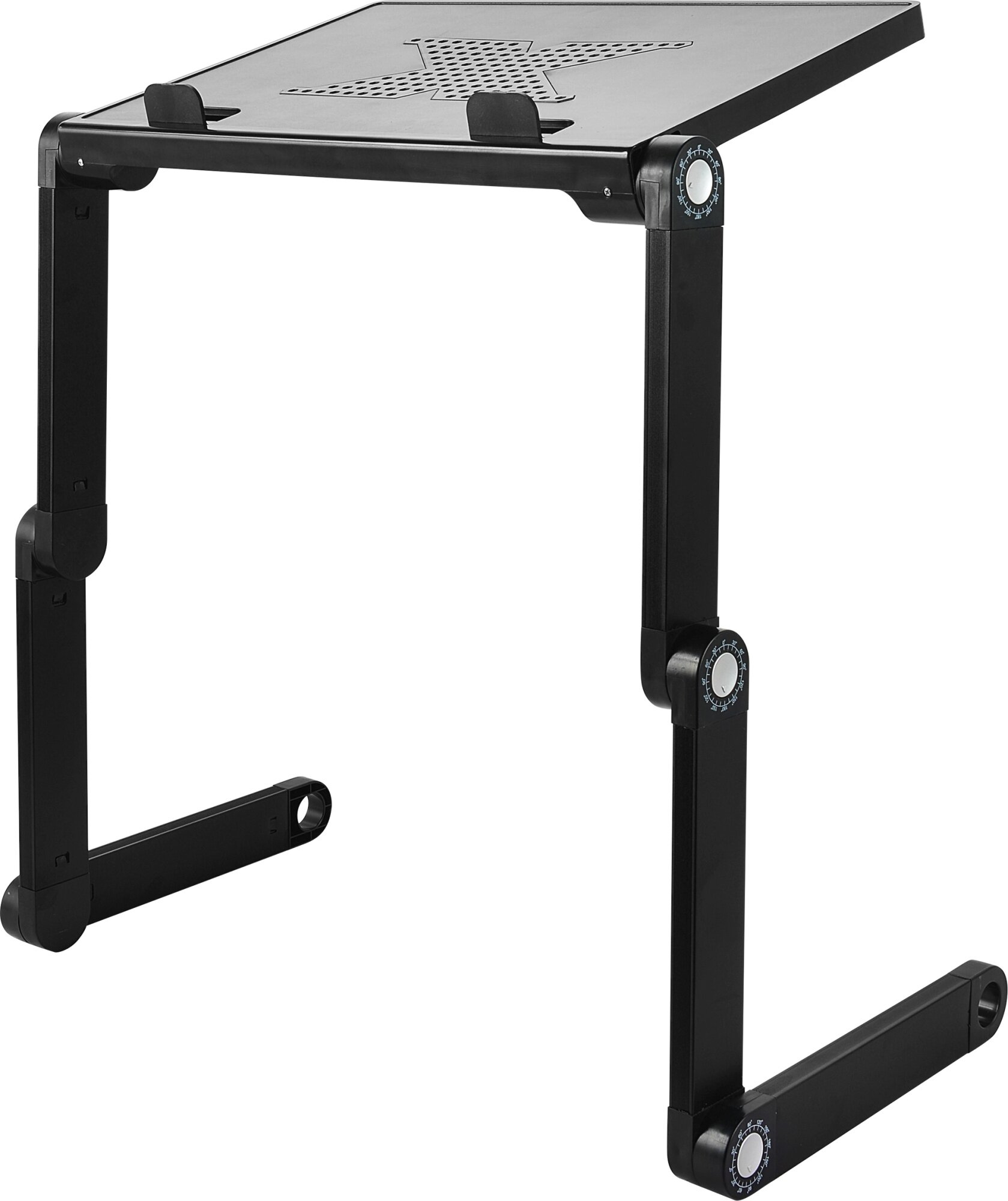 Подставка для ноутбука Cactus CS-LS-T8-C серебристый 27x42см