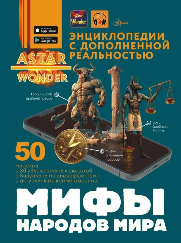 Мифология АСТ Мифы народов мира Медведев Д. Ю, 2025 г