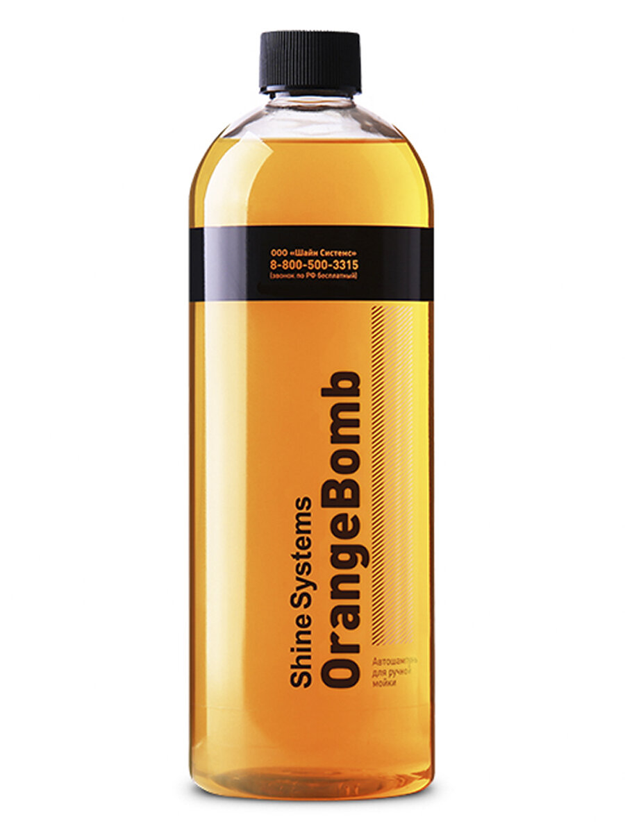 OrangeBomb Shampoo - Автошампунь для ручной мойки Shine Systems, 750 мл
