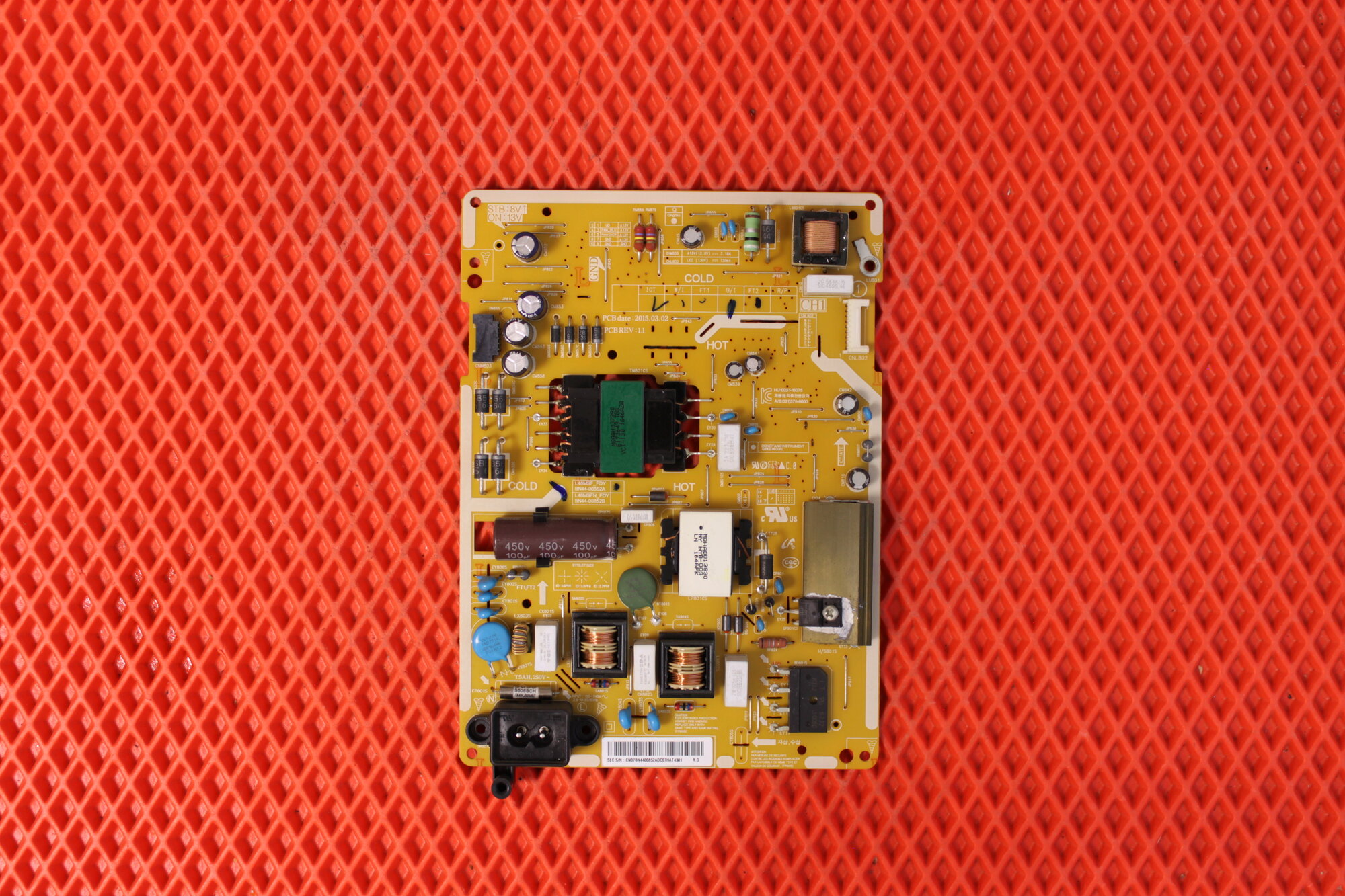 Блок питания (PSU) BN44-00852B для телевизора SAMSUNG UE40J5000AU-AHCM83 в надёжной упаковке