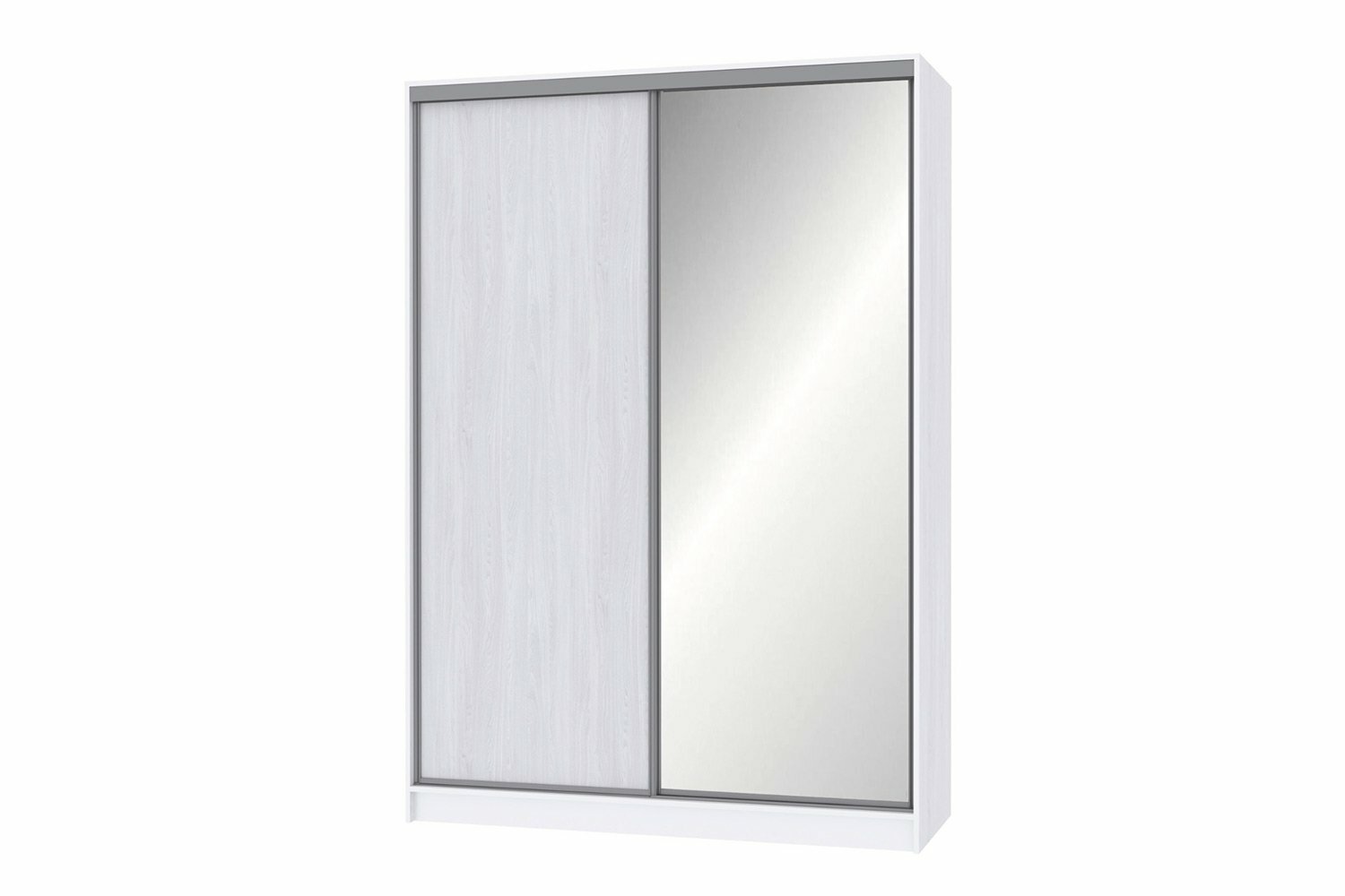 Шкаф-купе Hoff Home, 160х229,5х59,5 см, для одежды, ЛДСП, с зеркалом, цвет ясень анкор светлый