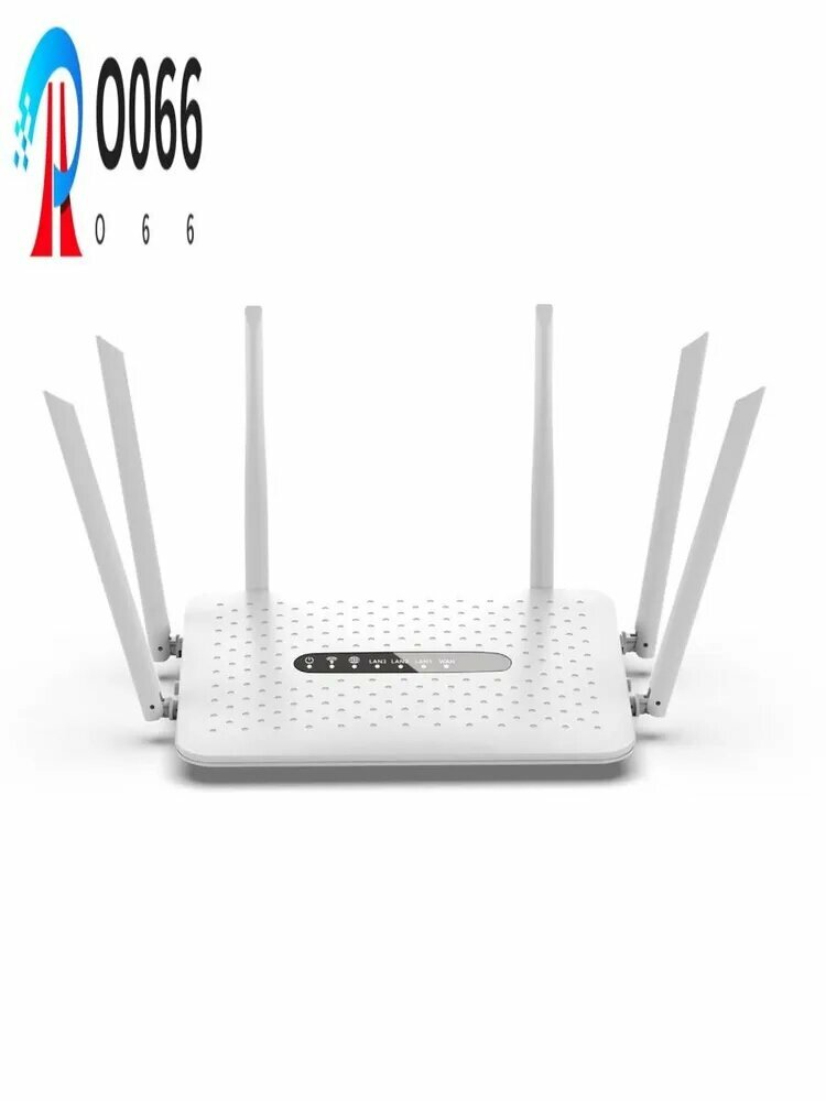 P4(Q D C WIFI-маршрутизатор Гигабитный беспроводной маршрутизатор 2,4G/5G Двухдиапазонный Wi-Fi-маршрутизатор с 6 антеннами Wi-Fi-ретранслятор Усилитель сигнала-белый