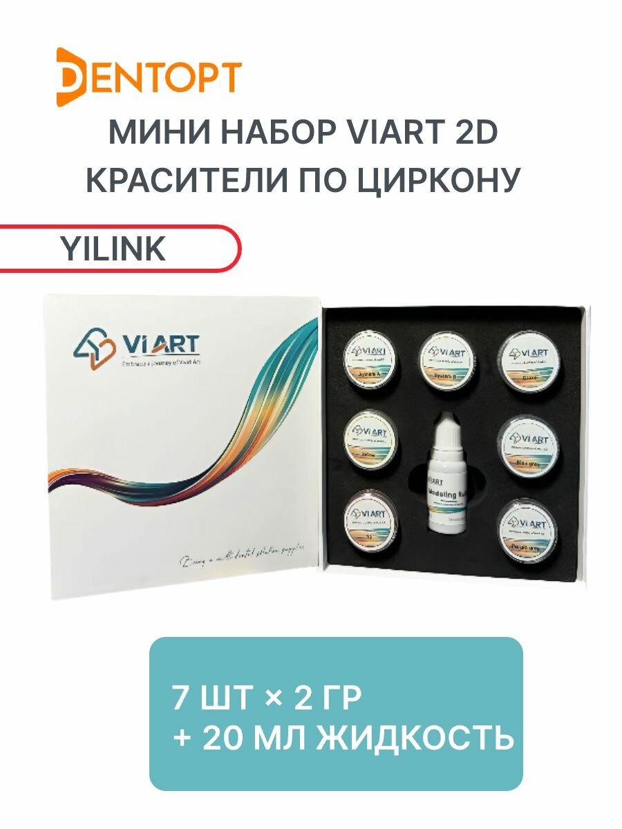 Стартовый набор красок для спеченного диоксида циркония ViART