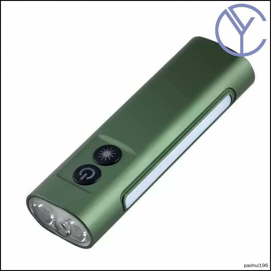 Многофункциональный фонарик Wurkkos HD01 серебристого цвета, бестселлер с белым и зеленым светом 1200 люмен, а также боковой RGBподсветкой и индексом цветопередачи 90CRI