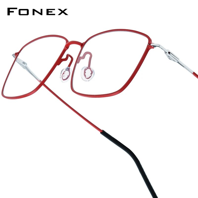 Оправа FONEX Titanium 5913 Red Silver C1