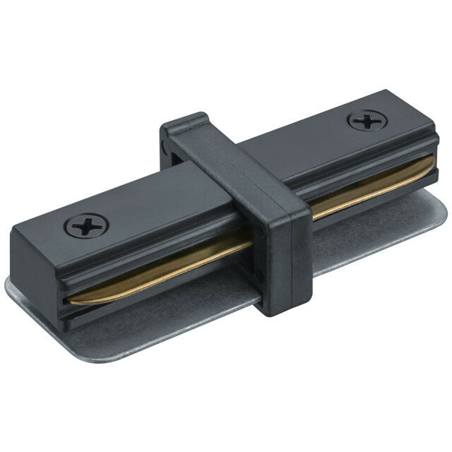 Коннектор NAVIGATOR для трековых шинопроводов прямой черный