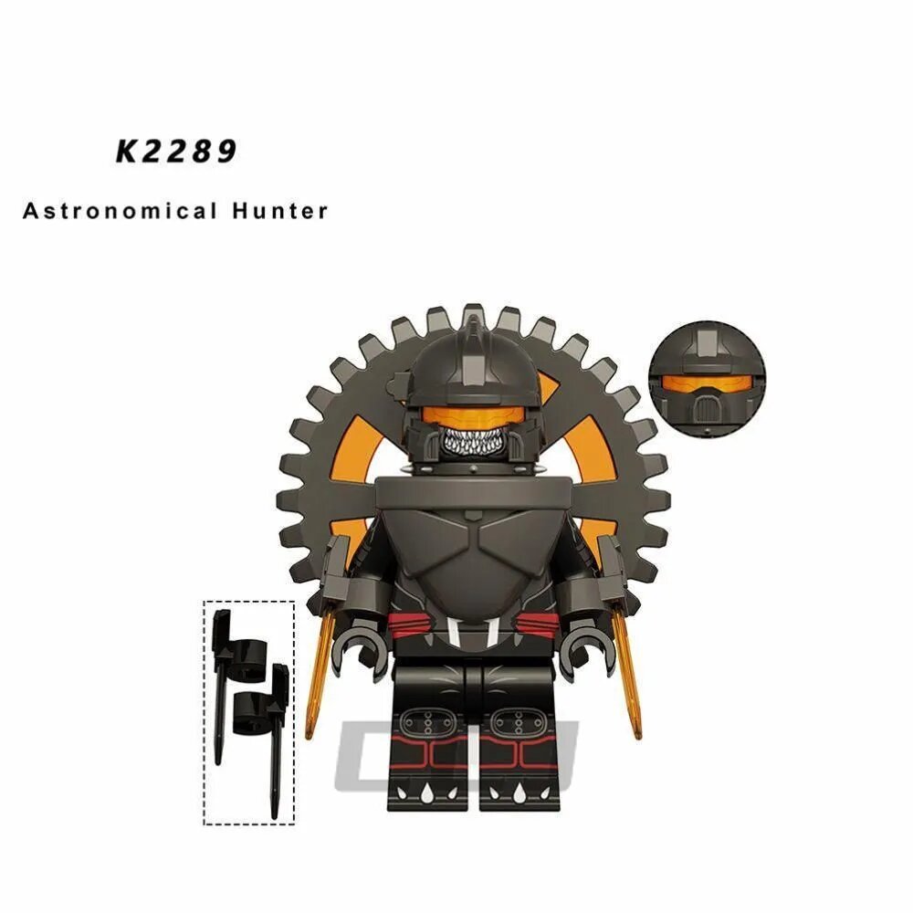 Конструктор KDL844 набор фигурок K2287, K2288, K2289, K2290 из пластика для мальчиков, тематика Among Us, 51-150 деталей — фото 1