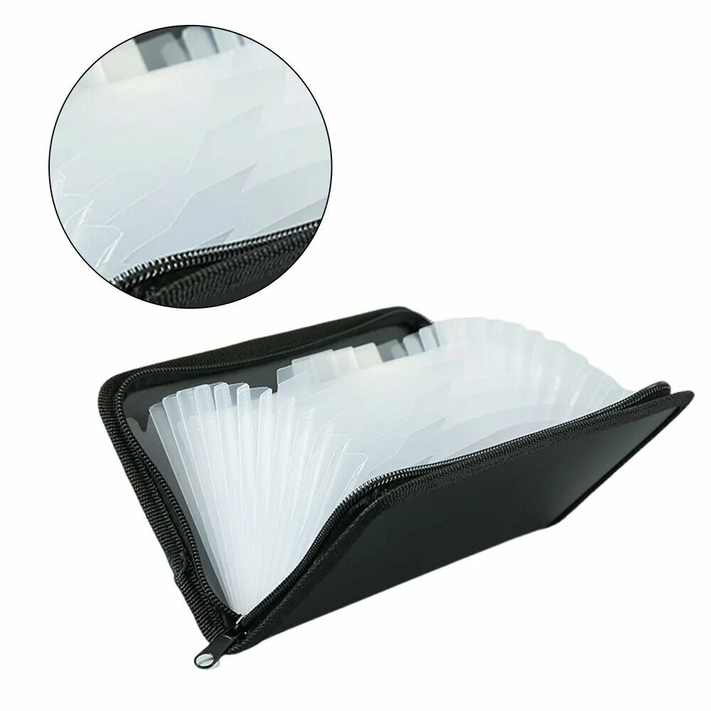 KNOW EASY-Органайзер для чеков с 13 карманами и маленьким расширяемым файлом