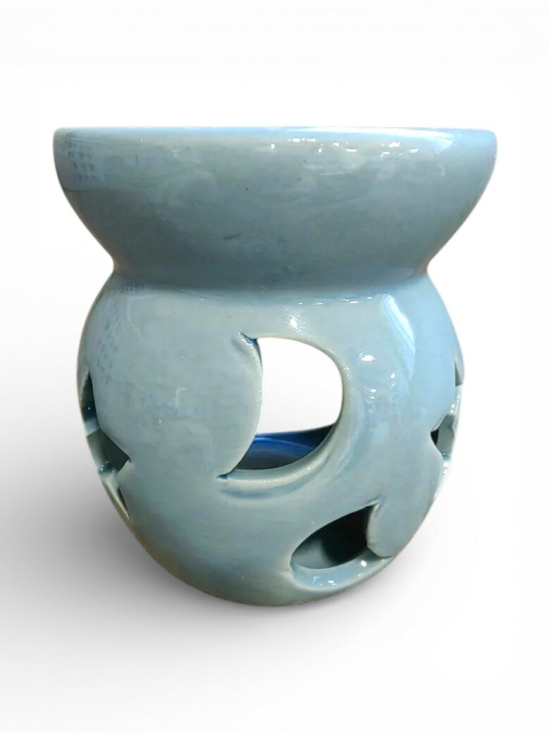 Аромалампа звездное небо N315-92 голубая (керамика, 7,5 см.), 1 шт.