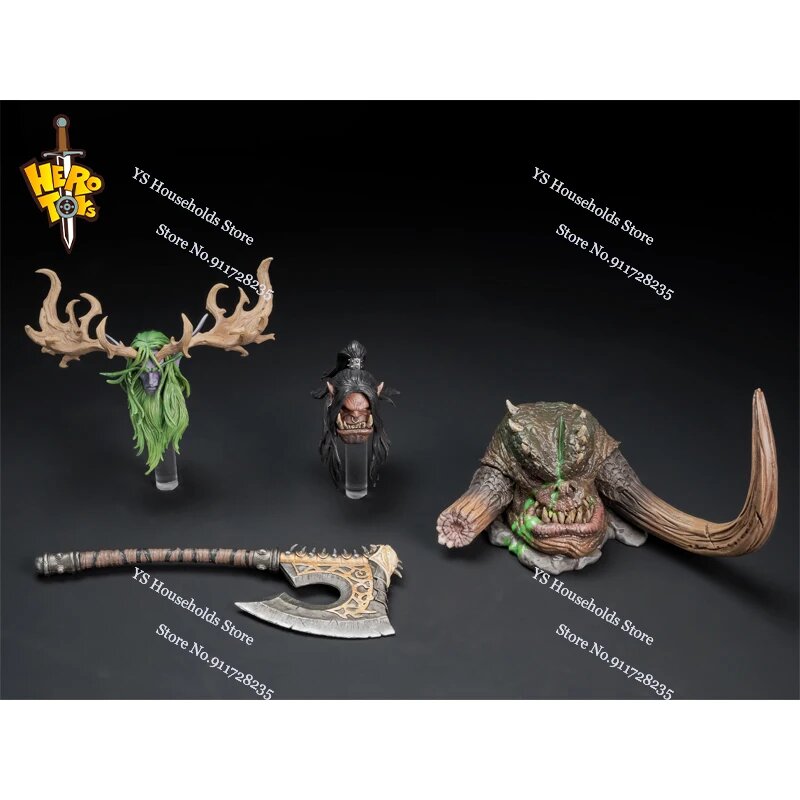 Hero Toys 1/10 Фигурка Орк Воин, Цвет: Platform
