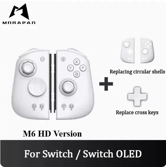 MOBAPAD M6S M6HD Беспроводной игровой контроллер Gemini Bluetooth с сенсорным джойстиком и геймпадом для Nintendo Switch / Switch OLED