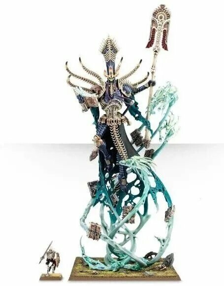 Смола Миниатюра Warhammer AOS Nagash, Supreme Lord of the Undead / миниатюр для настольной игры Упражнения для раскрашивания