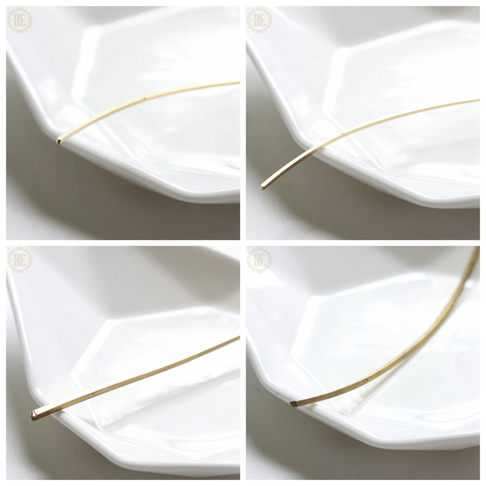 Латунная квадратная проволока для рукоделия 4 метра 1.8mm