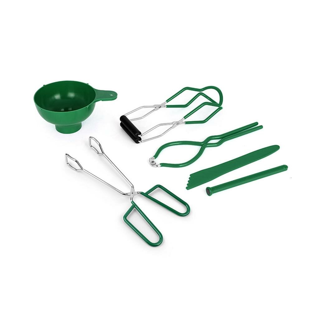 Набор для консервирования (6 предметов), Зеленый