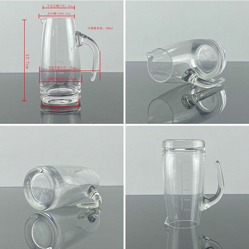 Графин, стиль "30мл белая шкала 7-символьный разделитель"