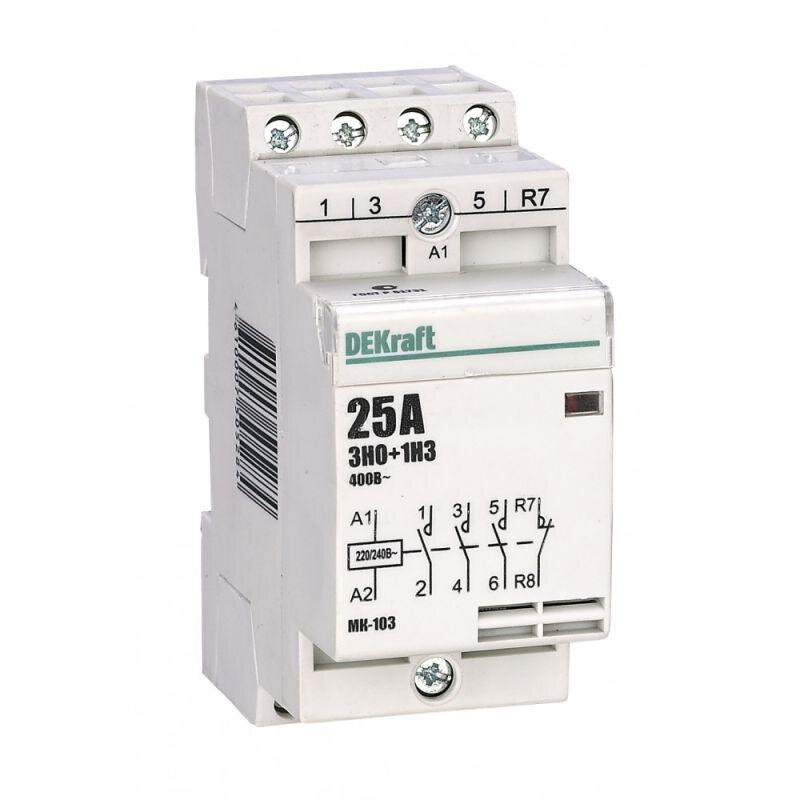 Модульный контактор 3НО+1НЗ 16А 230В МК-103, SCHNEIDER ELECTRIC 18054DEK (6 шт.)