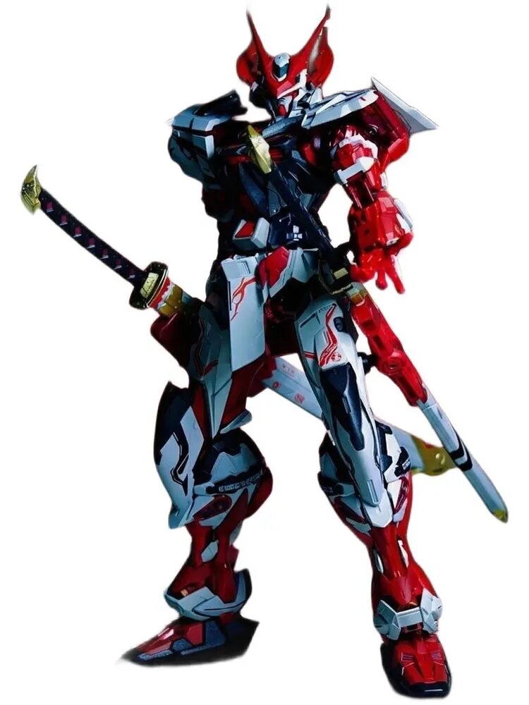 Сборная модель HG 1:144 Гундам Астрей (Красная рама) с катаной. Gundam Astray Red Frame, пластиковый конструктор